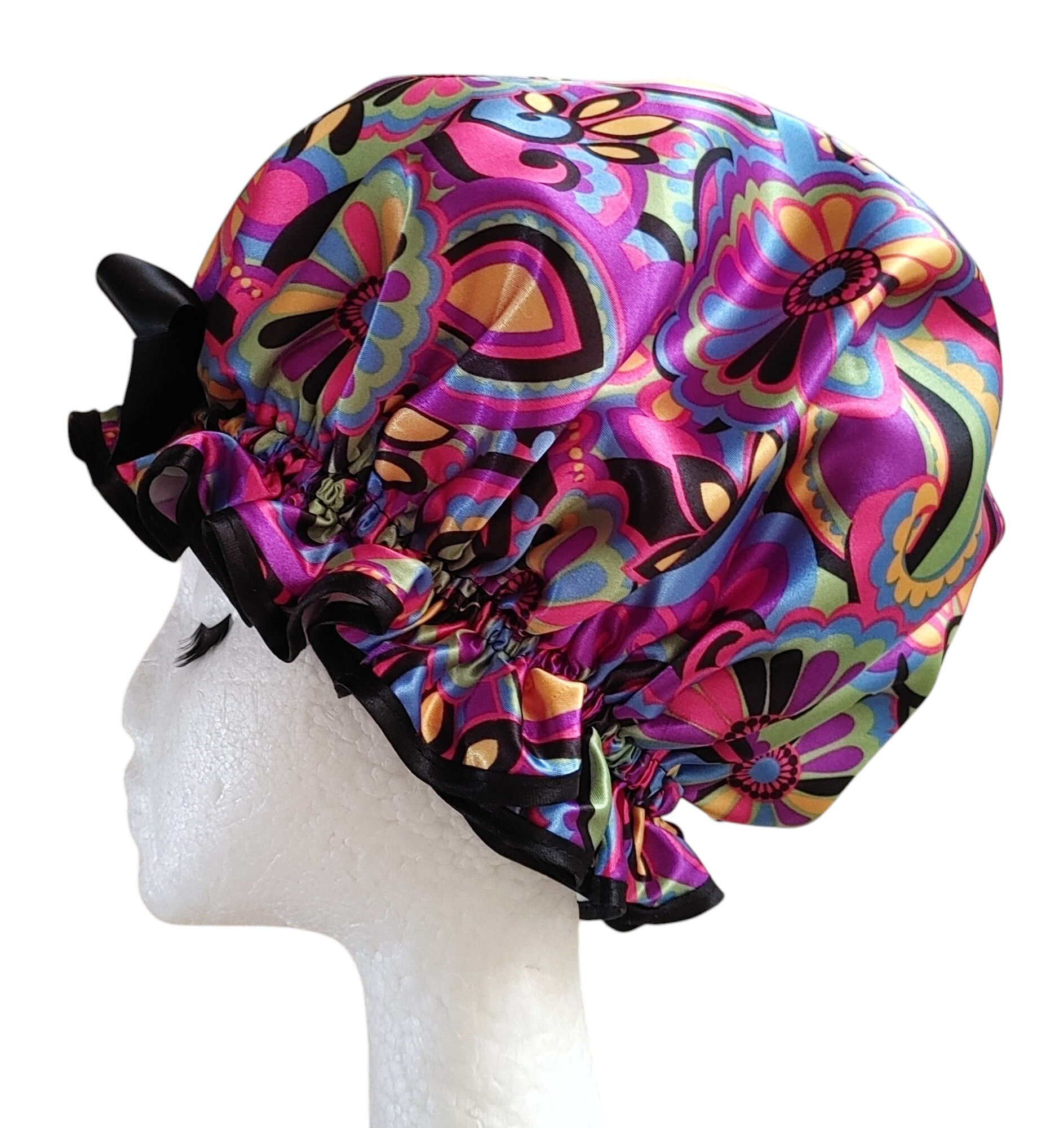 Xl Ladies Shower Cap - Razzamatazz | Buy Ladies XL Shower Caps Online ...